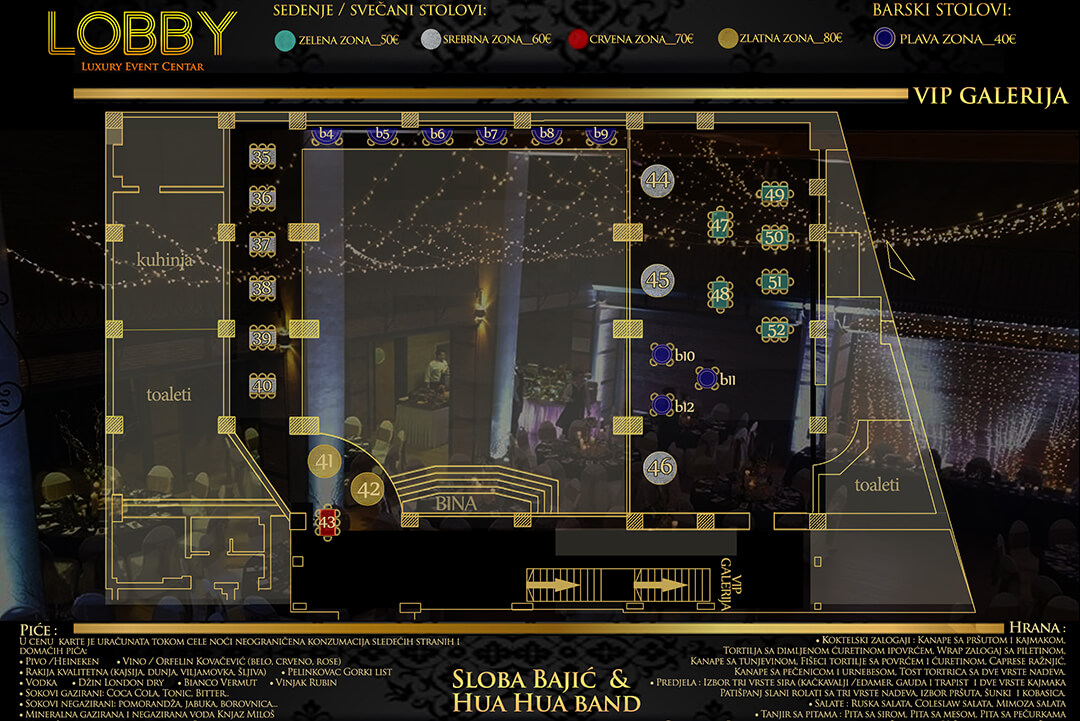 Lobby Event Centar | Belgrade Restaurants